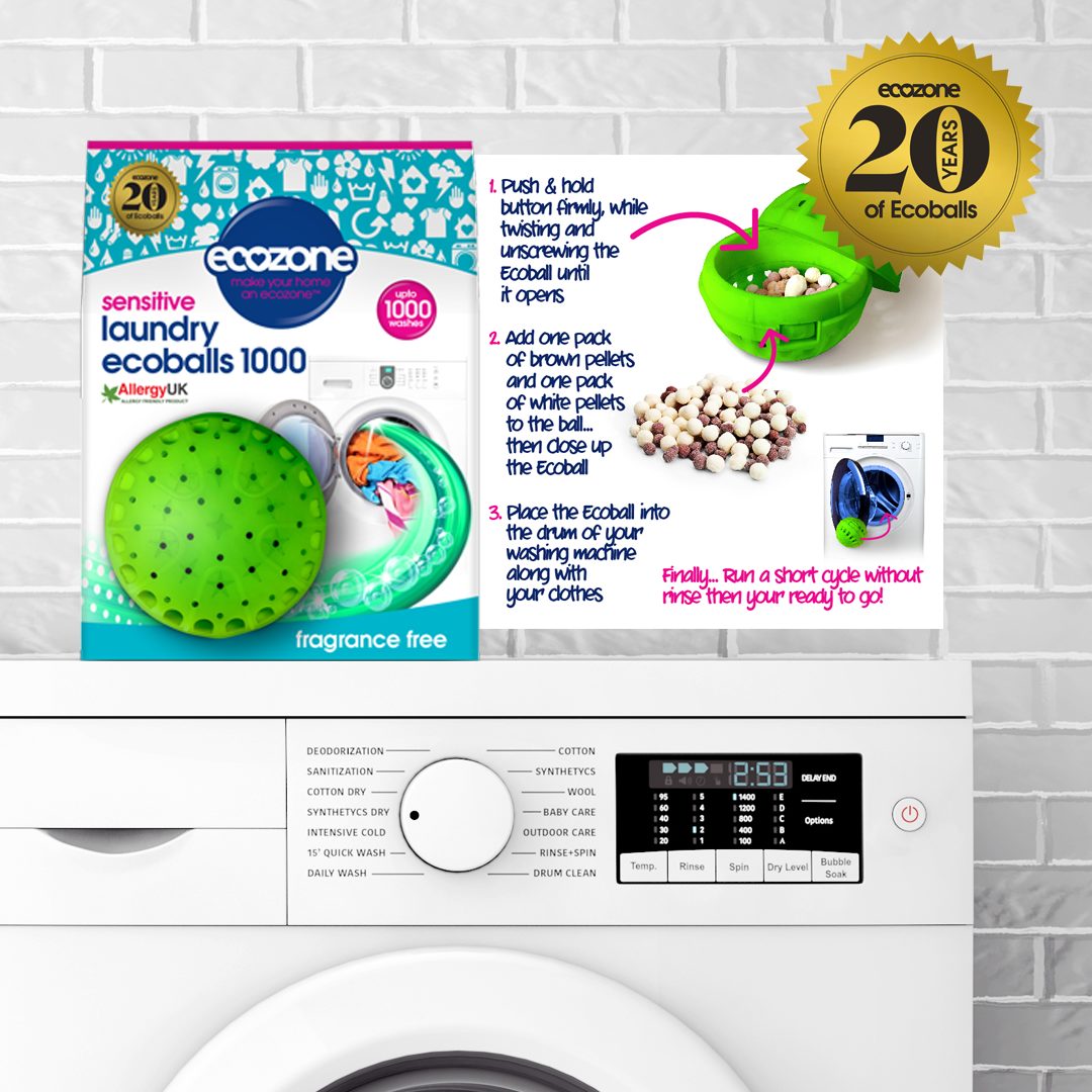 Ecozones Ecoballs are 20 Years Celebration – New & Improved - Ecozone